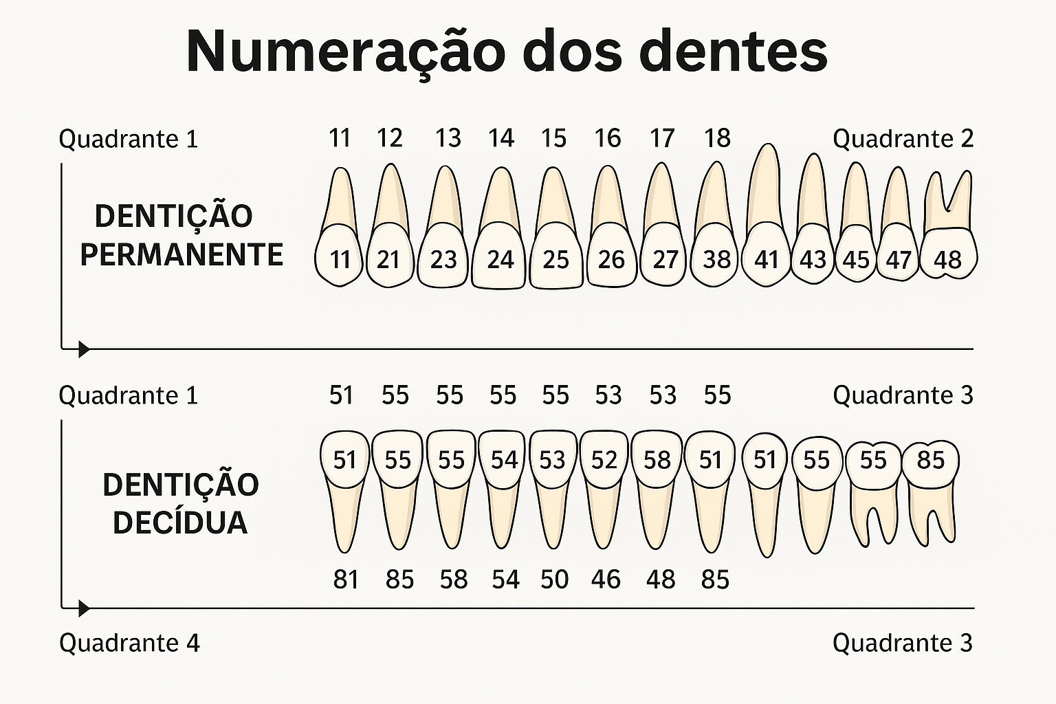 Numeração dos Dentes: O Que Você Precisa Saber